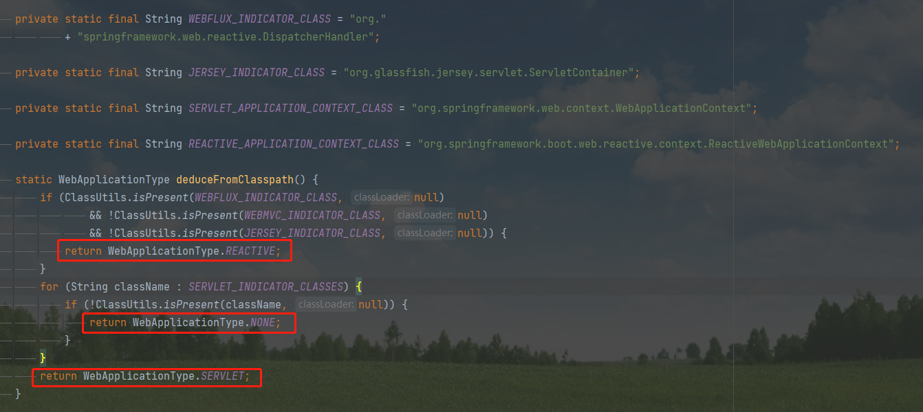 Springboot 如何确定程序的应用类型 WebApplicationType ？-CSDN博客