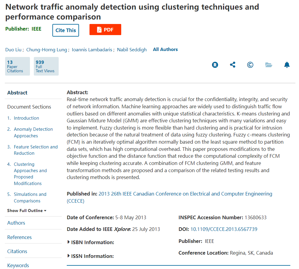【网络流量识别】【聚类】【二】FCM和GMM—使用聚类技术和性能比较进行网络流量异常检测_模糊高斯混合模型-CSDN博客
