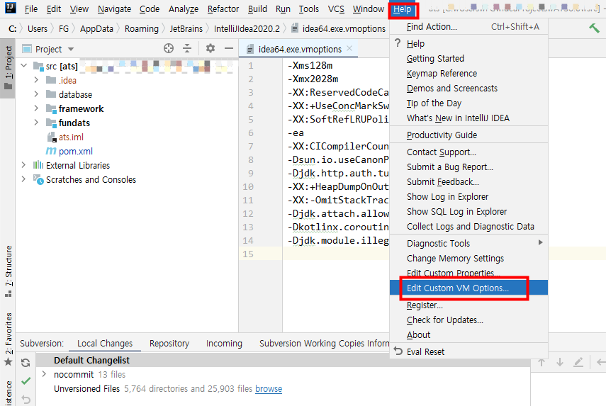 Idea内部打开 idea64.exe.vmoptions_idea自动打开idea64-CSDN博客
