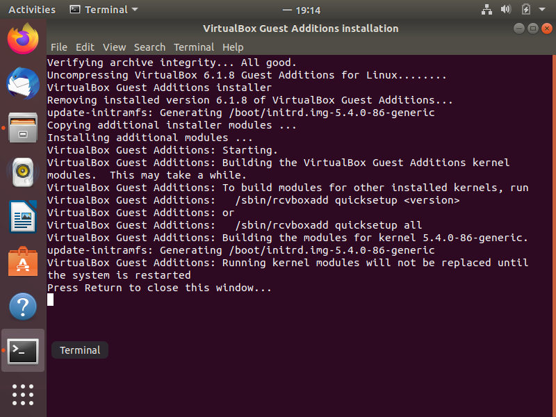 virtualbox安装Ubuntu 18.4时遇到的问题总结_vboxsf组不存在-CSDN博客