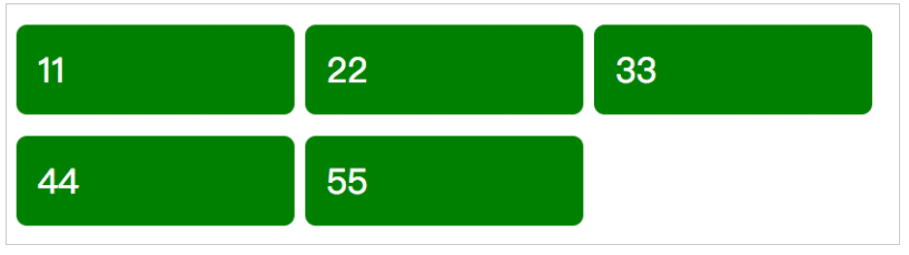 解决display:flex属性 justify-content: space-between换行后的排版问题_display: flex; justify-content: space ...