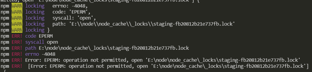Vscode Npm Install下载权限问题解决npm 强制下载 Csdn博客 