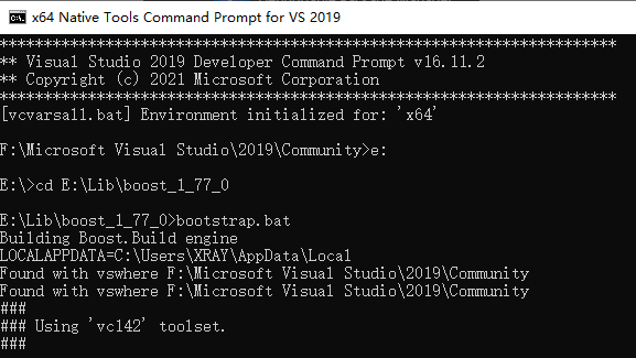 C++ boost库 源码编译及使用（VS2019）_c++ bootst 源码-CSDN博客