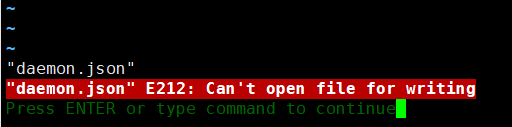 Linux E212：Can‘t open file for writing_e212: can't open file for writing_安逸的程序猿的博客-CSDN博客