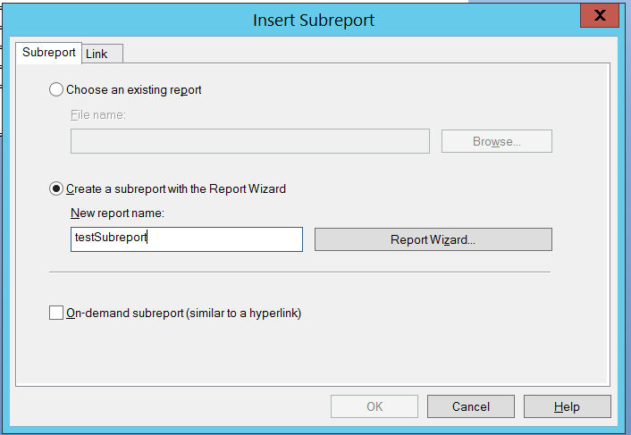 Crystal Reports Add Subreport Subreport1 Csdn博客