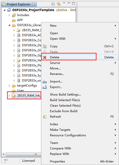 DSP工程模板创建（CCS6.1.3）_ccs添加c文件-CSDN博客