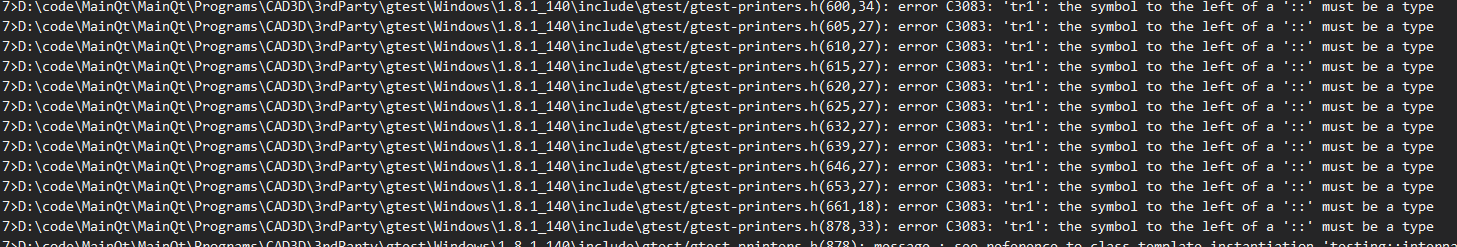Error C2039 ‘tr1‘ Is Not A Member Of ‘std‘ C3083 C Csdn博客