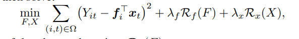 TRMF:Temporal Regularized Matrix Factorization forHigh-dimensional Time Series Prediction论文解读-CSDN博客