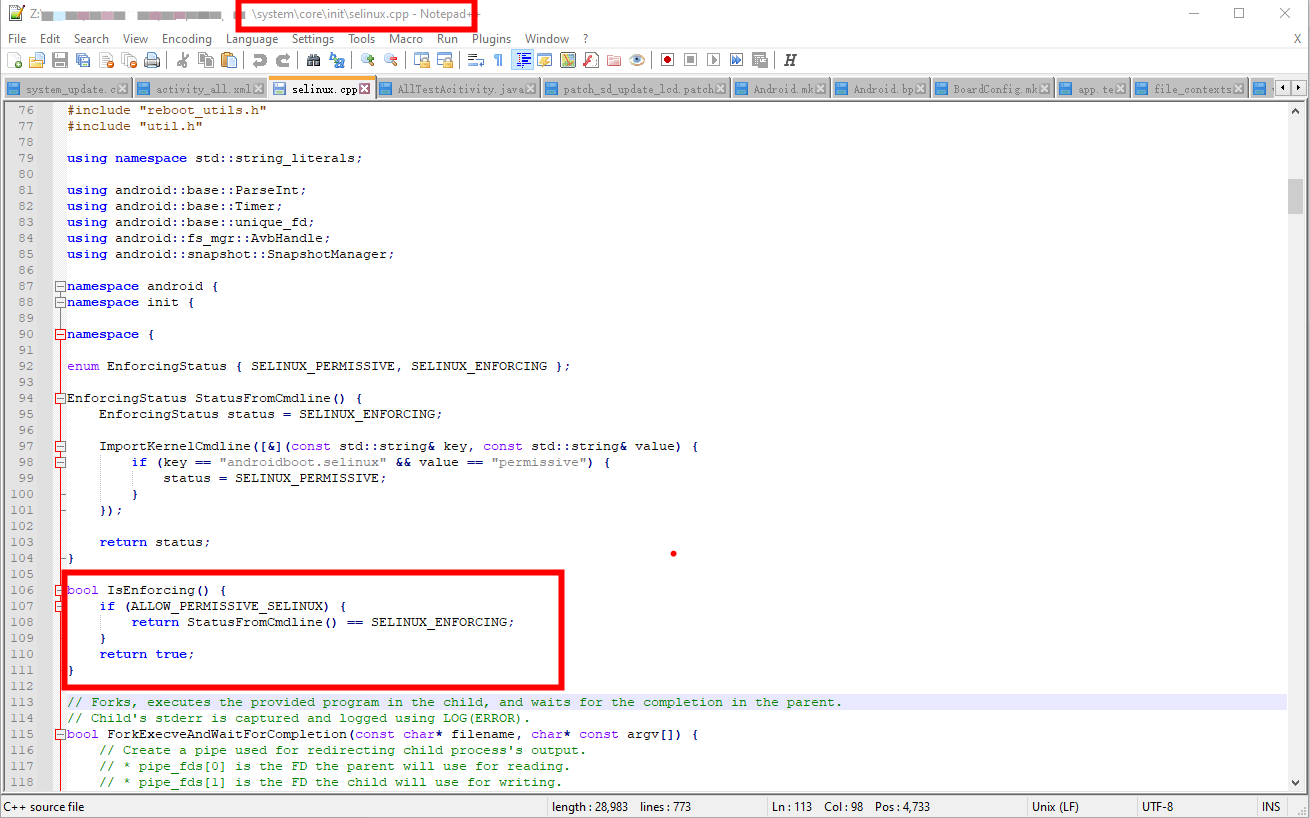 2021-09-30 Android MTK 设置默认SELinux的模式_设置selinux默认-CSDN博客