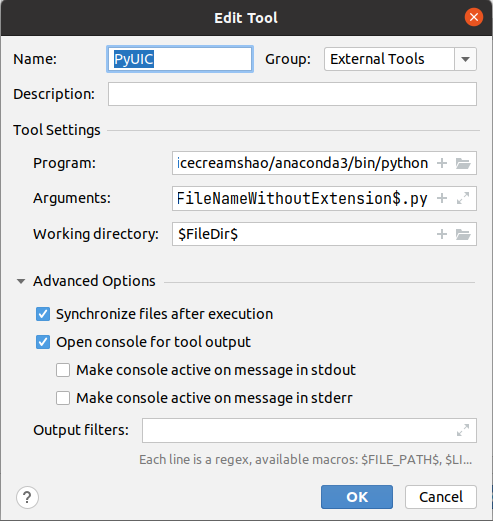 Ubuntu下Pycharm配置pyqt5来做界面_ubuntu下pyqt5使用总-CSDN博客