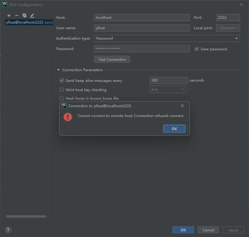 CLion 2021.1 WSL 2报错cannot establish connection的解决方法_cannot establish connection - promptly ...
