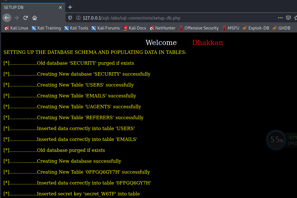 新版Kali（2021.2）搭建DVWA环境 Sqli-Labs环境_kali搭建 dvwa 漏洞环境-CSDN博客