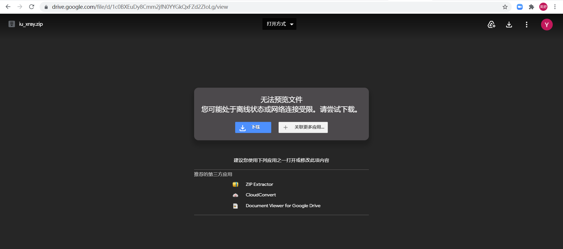 如何用linux指令在terminal里下Google drive分享的文档_iu xray数据集下载-CSDN博客