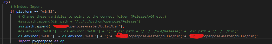关于penpose 运行example文件夹下python api出现找不到模块的问题_stgcn运行找不到 openpose python api.-CSDN博客