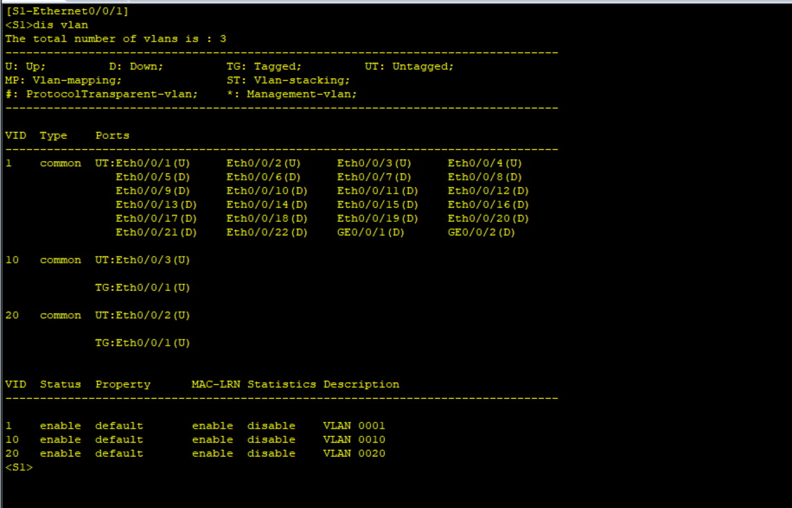 VLAN学习_port hybrid pvid vlan 20-CSDN博客