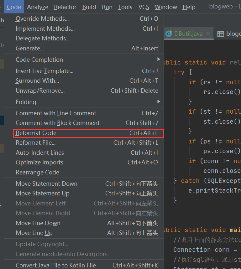 笔记：java中DButil类的写法，连接数据库_java dbutil-CSDN博客