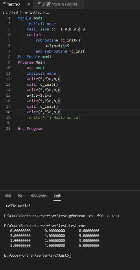 Windows下使用gFortran，VScode+MinGW_mingw-gfortran-CSDN博客
