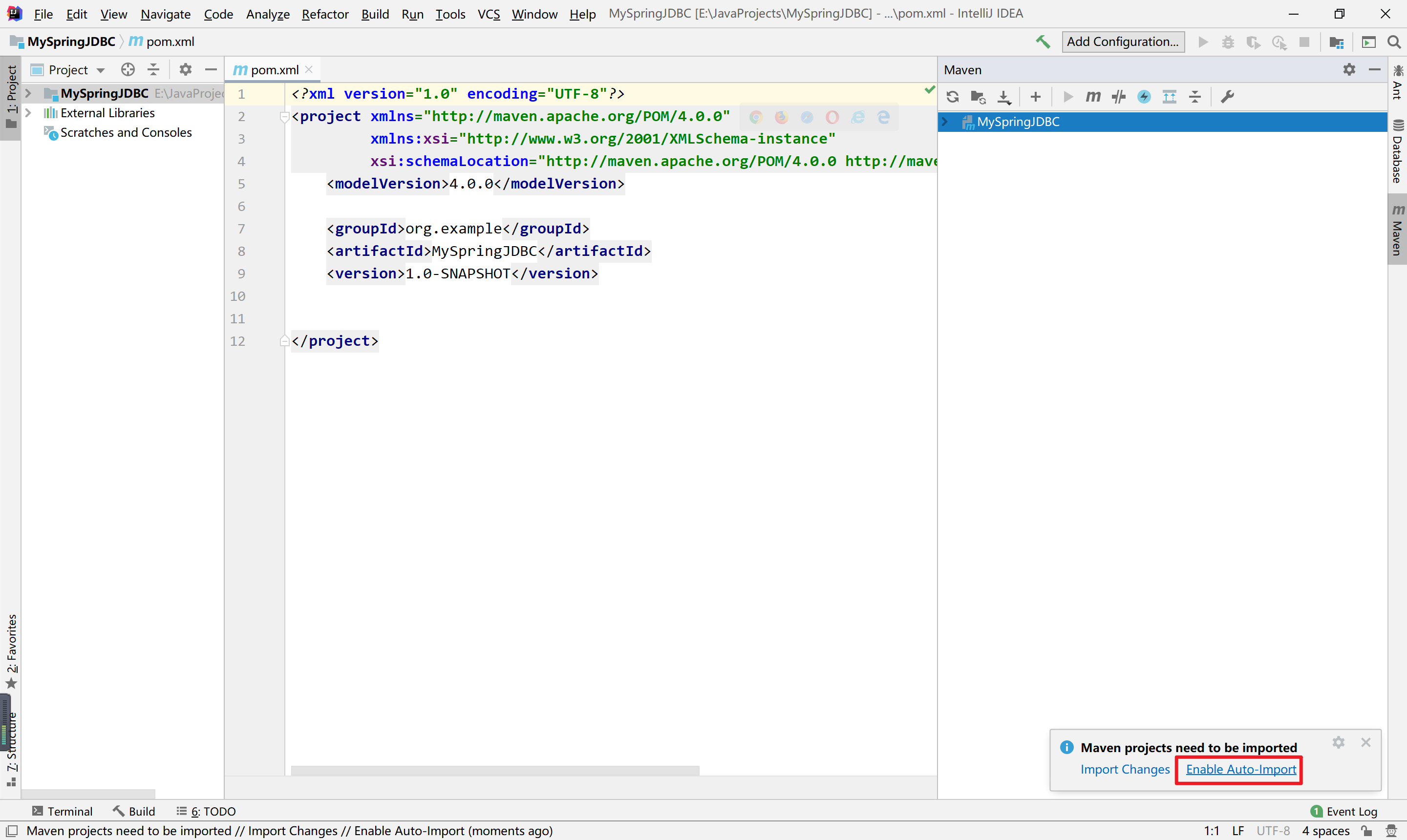 Spring JDBC—— 从零开始编写第一个Spring JDBC项目_springjdbc-CSDN博客