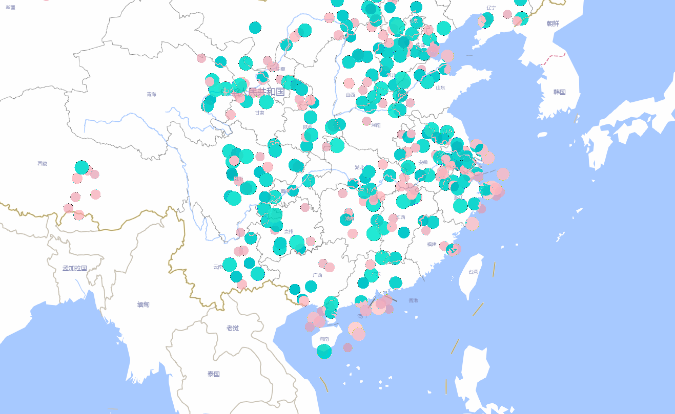 百度地图可视化之实现散点图_var mapvlayer = new mapv.baidumaplayer(map, datase-CSDN博客