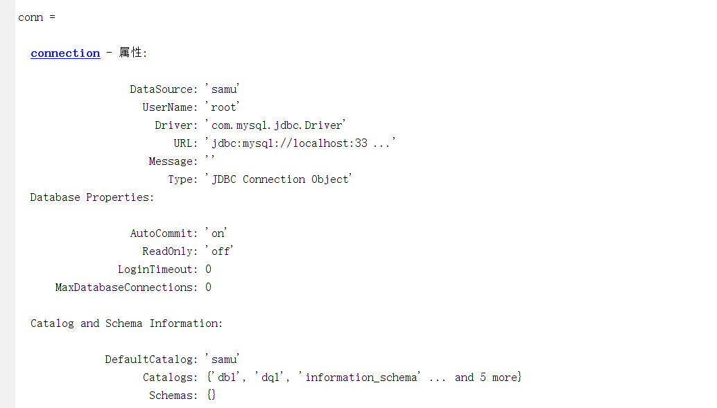 Matlab连接利用JDBC连接mysql数据库_matlabr2021b应该配置那一版jdbc-CSDN博客