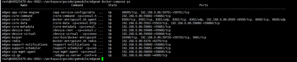 EdgeX Foundry 安装与实践_edgexfoundry的ui界面-CSDN博客