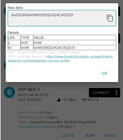 蓝牙测试ESP32-ble_adv_scan_combined_esp32 idf 打印蓝牙扫描结果-CSDN博客