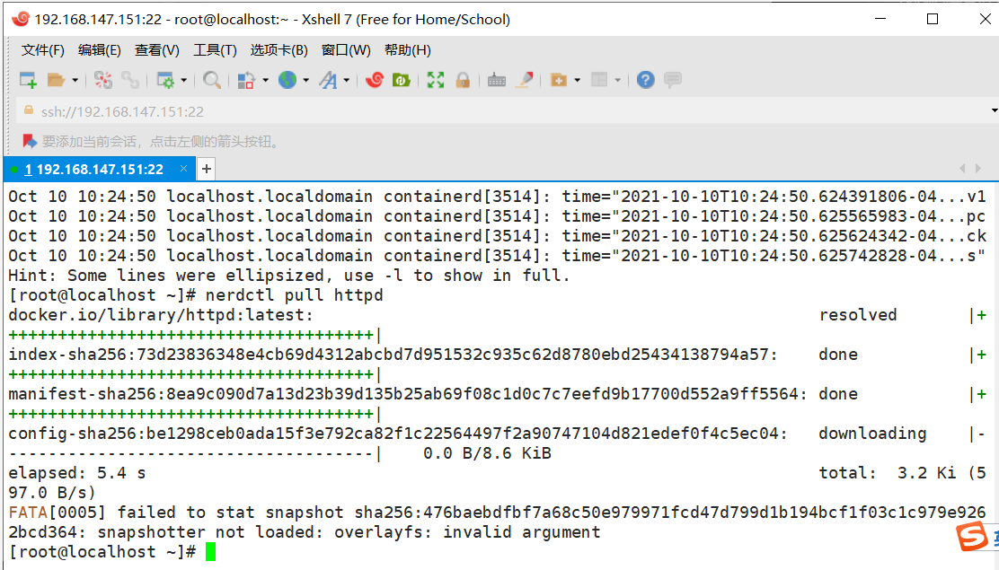 Containerd使用nerdctl拉群镜像失败报错解决！！！_nerdctl load 镜像问题-CSDN博客