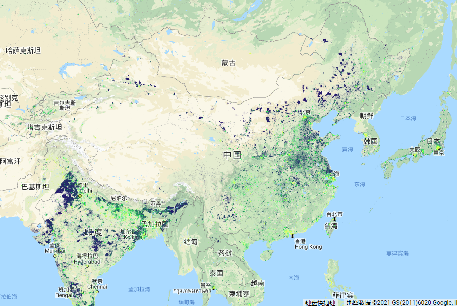 Google Earth Engine——世界人口数据集，每100x100米网格方格中居住人口的估计年龄和性别结构这个数据集包含了按年龄和性别 ...