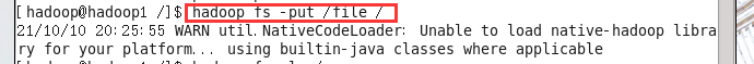 使用Hadoop fs -ls /file出现No such file or directory报错解决方法_hadoop no such file or directory-CSDN博客