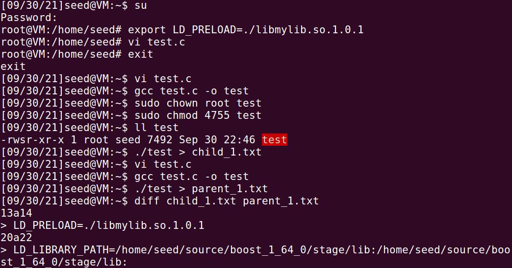 Environment Variable and Set-UID Program Lab_环境变量与 set-uid 实验-CSDN博客