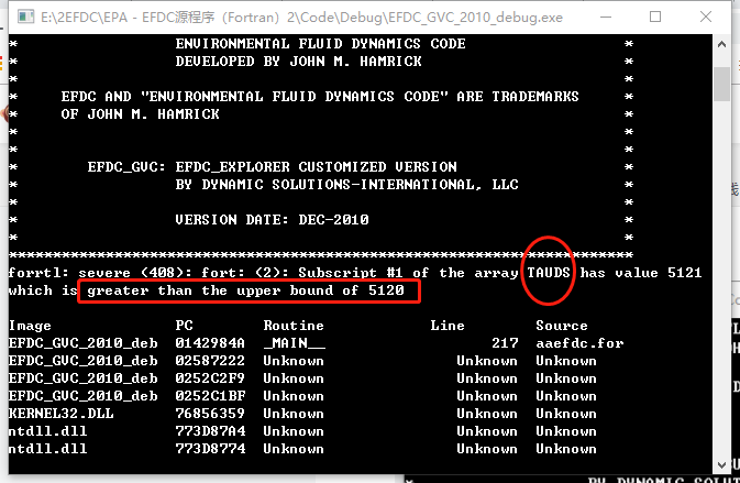 EFDC从零开始|调试记录：常见BUG及其解决方法（更新中）_efdc plus-CSDN博客
