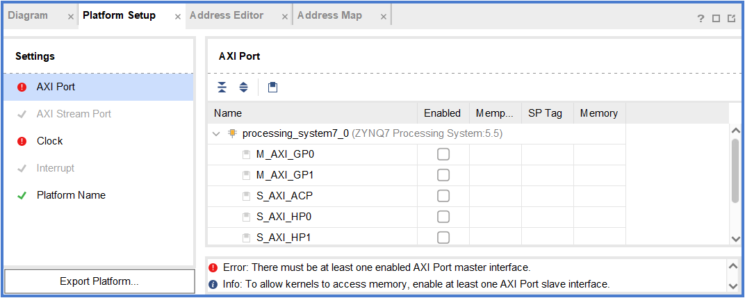 Xilinx Vivado 2021 Export Platform Hardware Error: No default platform clock is selected_vivado ...