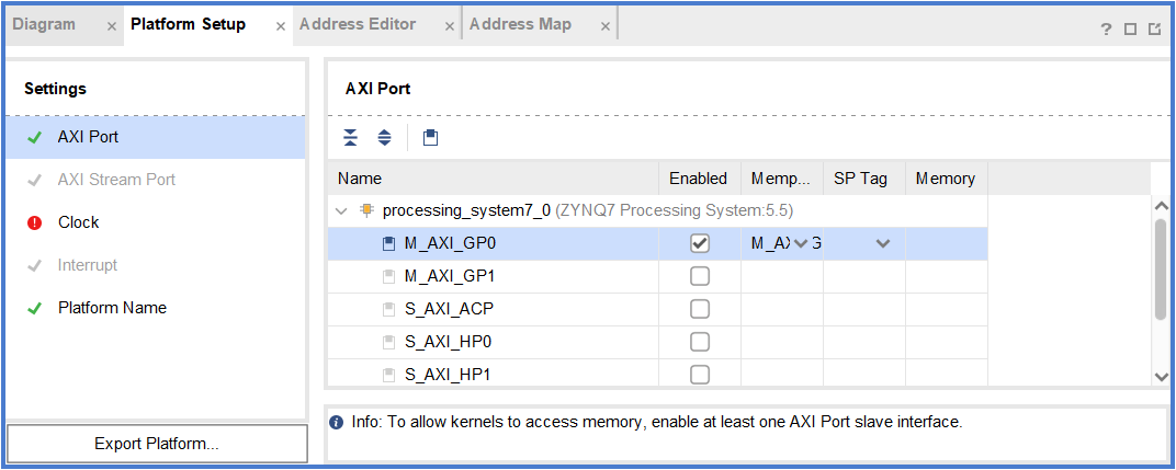 Xilinx Vivado 2021 Export Platform Hardware Error: No default platform clock is selected_vivado ...