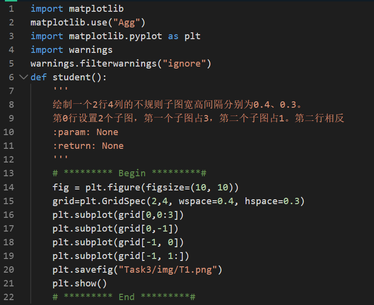 头歌平台（educoder）—— Matplotlib子图与多子图第1关手动创建子图 Csdn博客