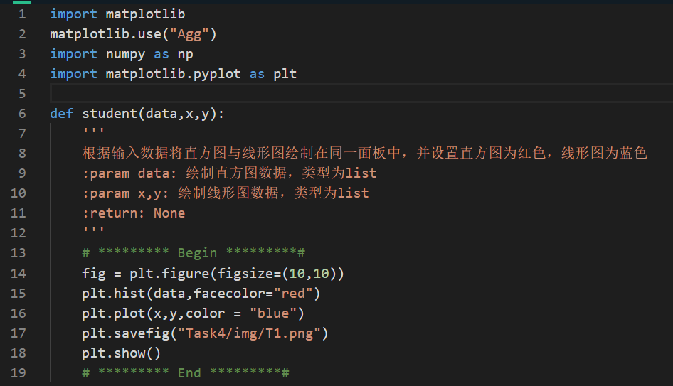 头歌平台（EduCoder）—— Matplotlib接口和常用图形_第1关:画图接口-CSDN博客