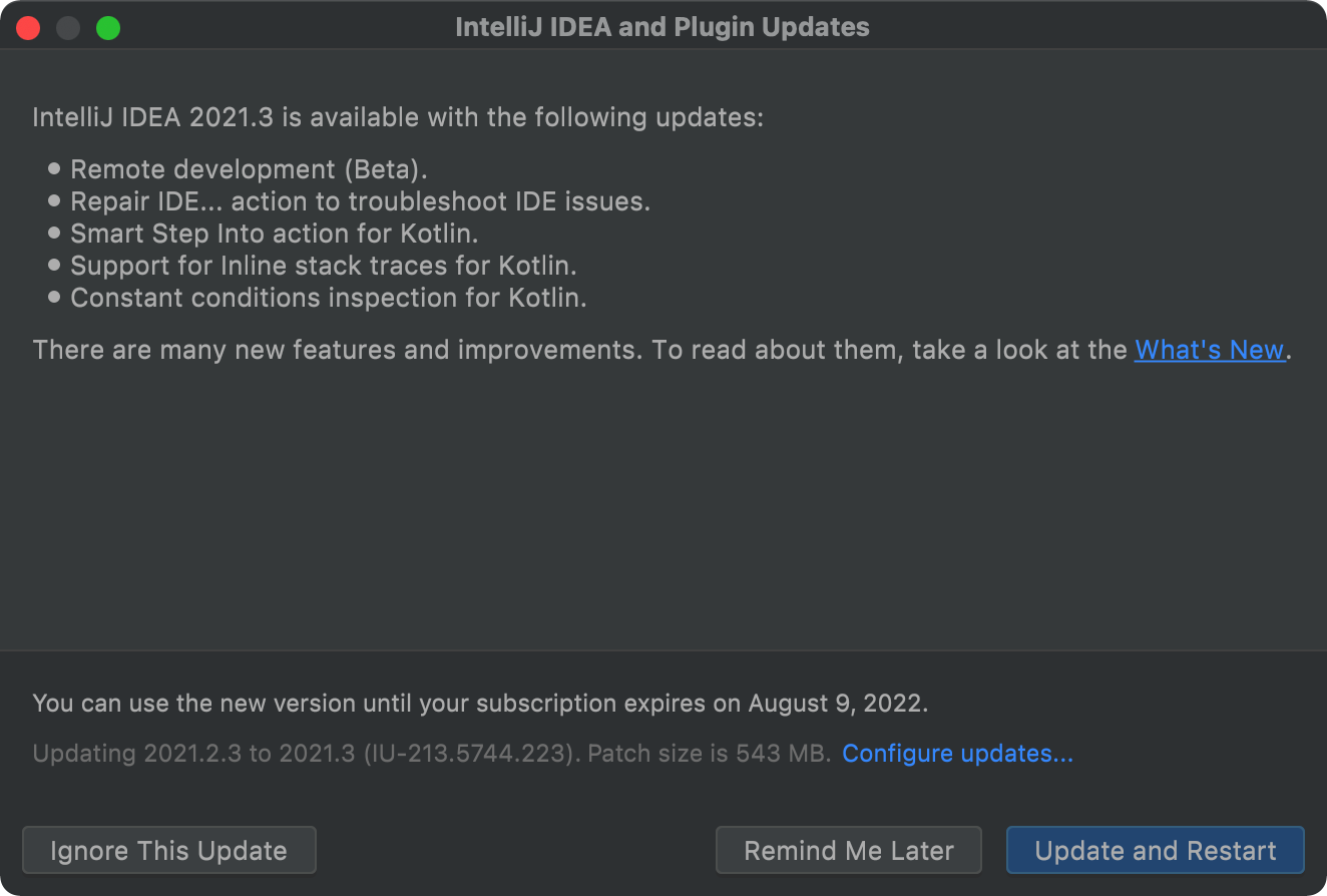 Intellij Idea 20213 正式发布,支持一键修复,告别各种疑难杂症。。idea 213 Csdn博客