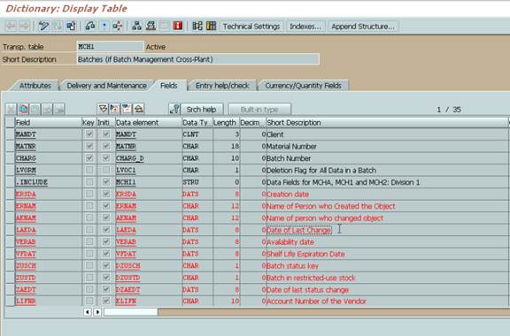 SAP Batch表MCH1和MCHA的差别？-CSDN博客