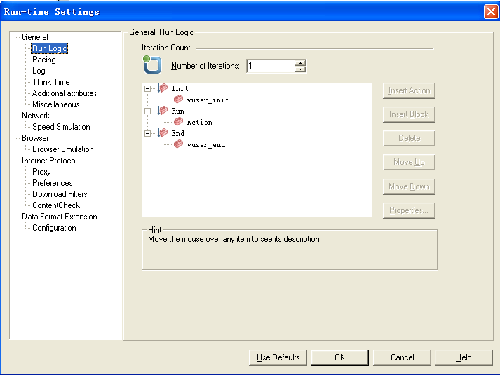 LoadRunner 学习笔记（2）VuGen运行时设置Run-Time Setting_run vuser as a process:以一个进程运行虚拟用户 run vuser as a ...