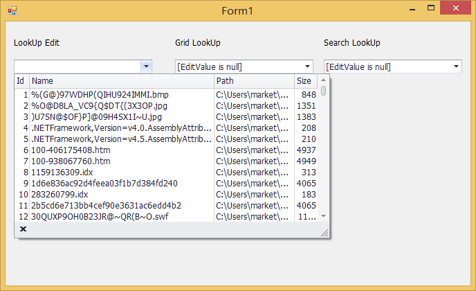 DevExpress 学习使用之 LookUpEdit-CSDN博客