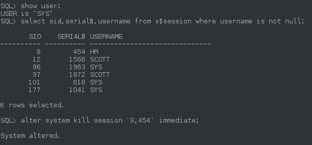 Oracle 杀死session的方法_杀死 vsession-CSDN博客