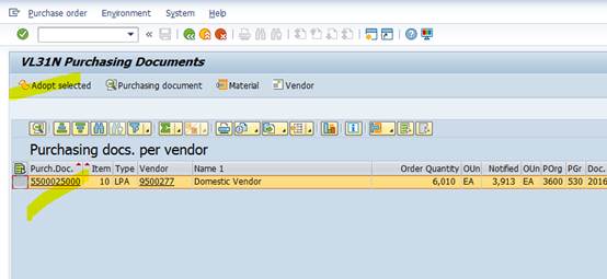 SAP MM VL31N 不同操作方式创建Inbound Delivery有不同的结果！-CSDN博客