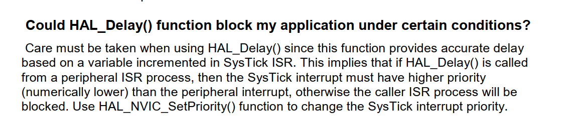 STM32 HAL_Deleay() 函数 导致程序卡死_haldelay 卡死的原因-CSDN博客