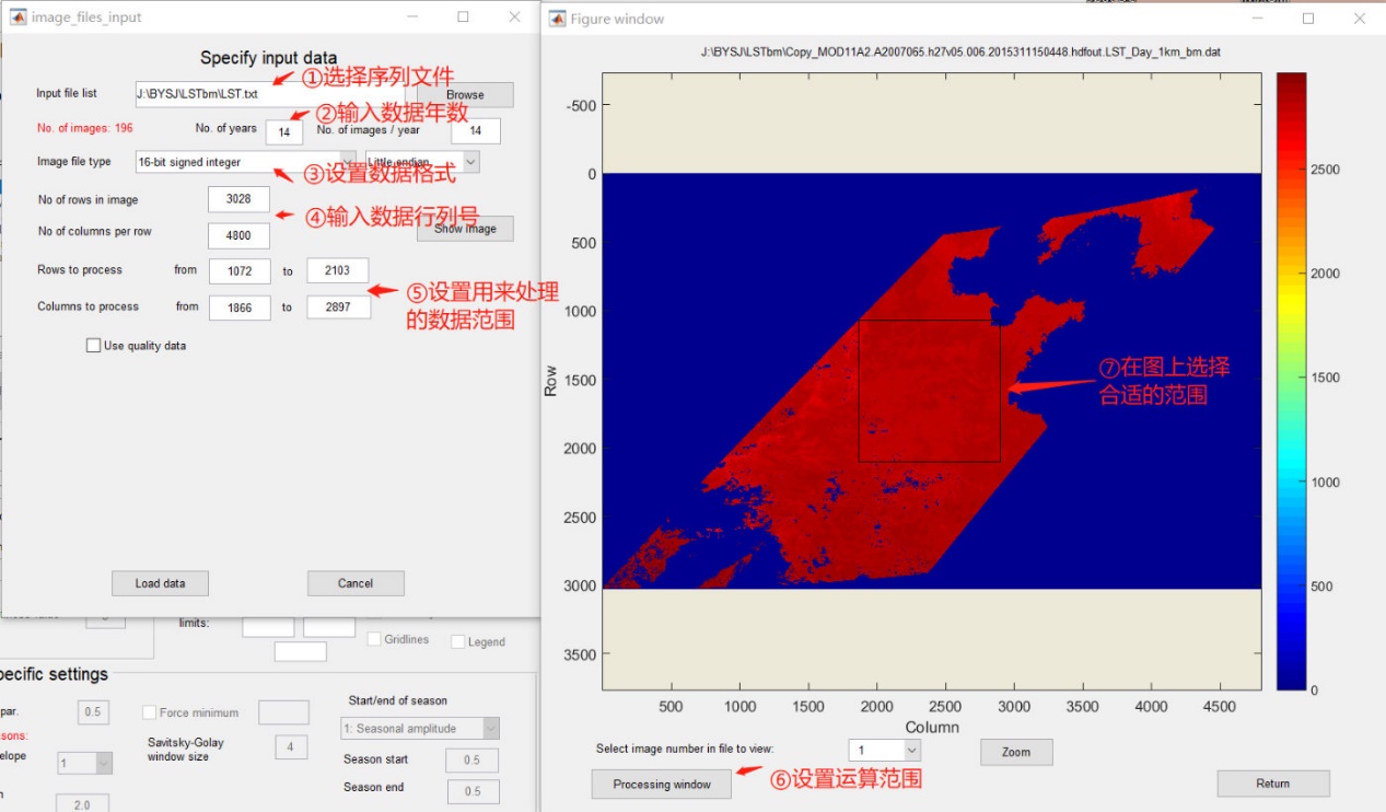如何用MODIS数据在TIMESAT中提取物候参数_timesat3.3下载物候选择方法无法下载-CSDN博客