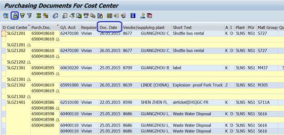 SAP MM ME2K 可以查询各个G&S PO的cost center信息-CSDN博客