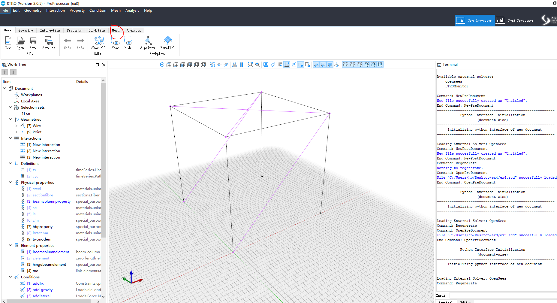 无需TCL编程能力，STKO带你轻松玩转OpenSEES_心尘轩OS有限元的博客-CSDN博客