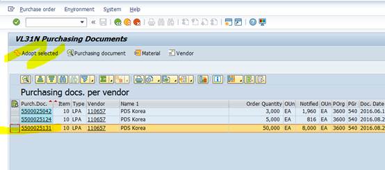 SAP MM VL31N 不同操作方式创建Inbound Delivery有不同的结果！-CSDN博客