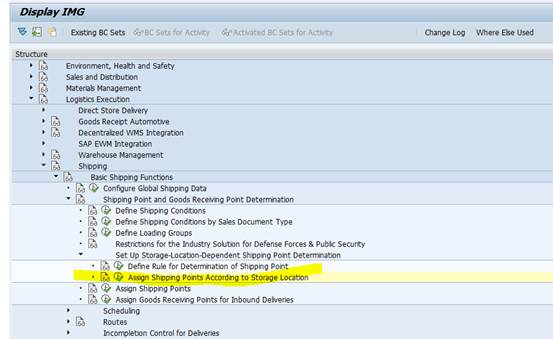 SAP MM ME31L error msg–Not possible determine the shipping data for ...