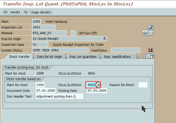 SAP QM Transfer of Inspection Stock-CSDN博客
